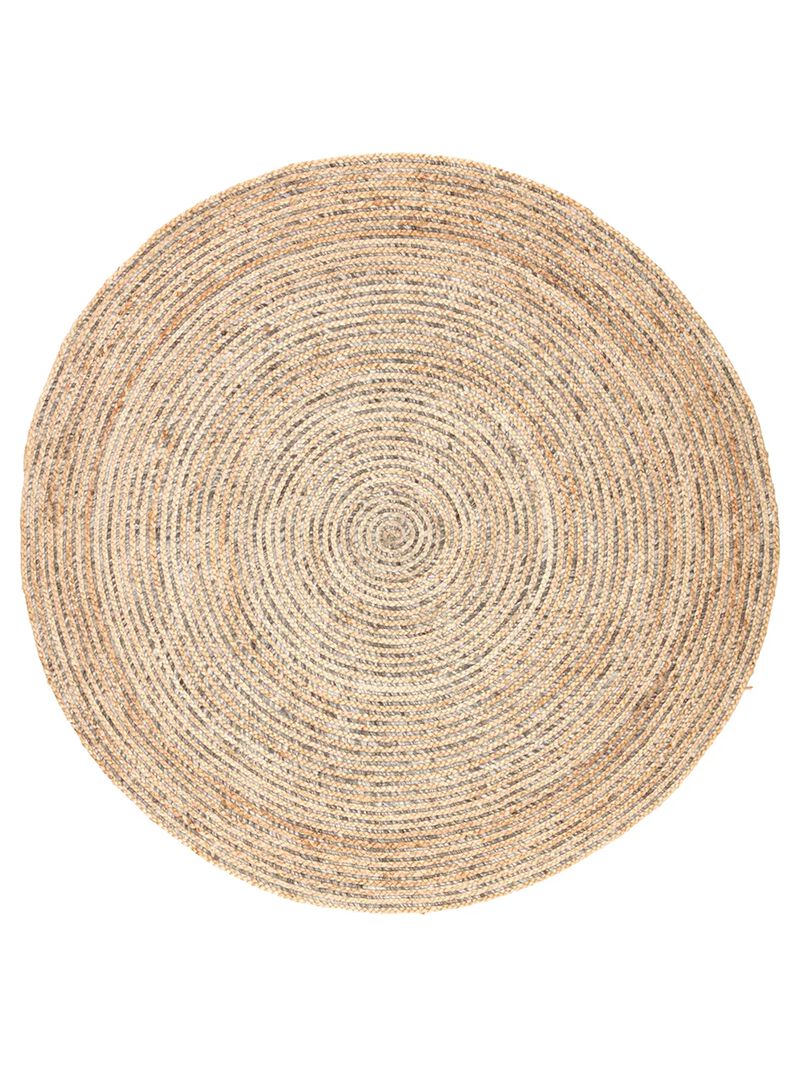 Idriss Hastings Natural 6' Round Rug