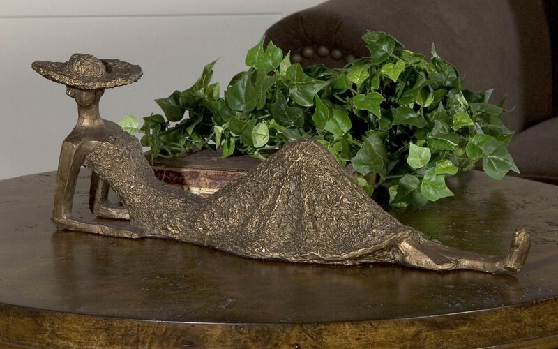Uttermost Summer Days Antique Bronze Sculpture | Mathis Home
