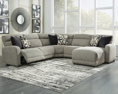Colleyville 5-Piece Power Reclining Sectional with Chaise | Mathis Home
