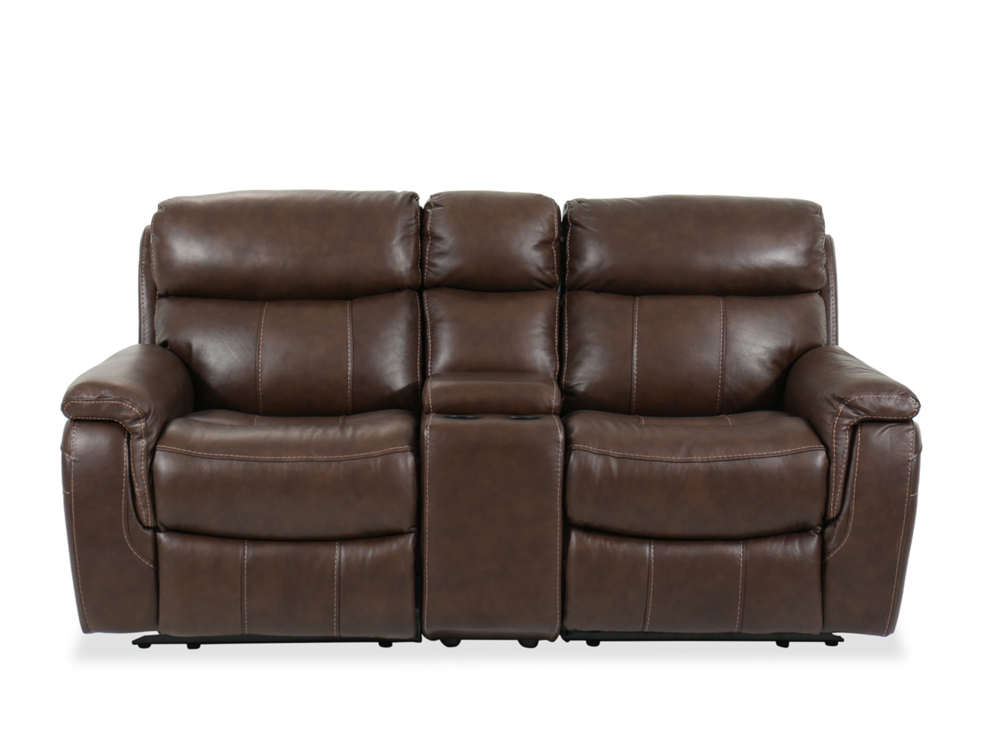 Cheer Leather Power Reclining Loveseat | Mathis Home